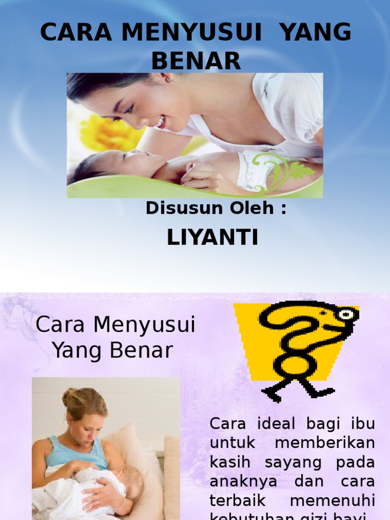 Cara Menyusui Yang Benar | PDF