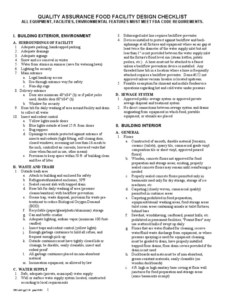 Food Premises Layout Requirements PDF | PDF | Dishwasher | Refrigerator