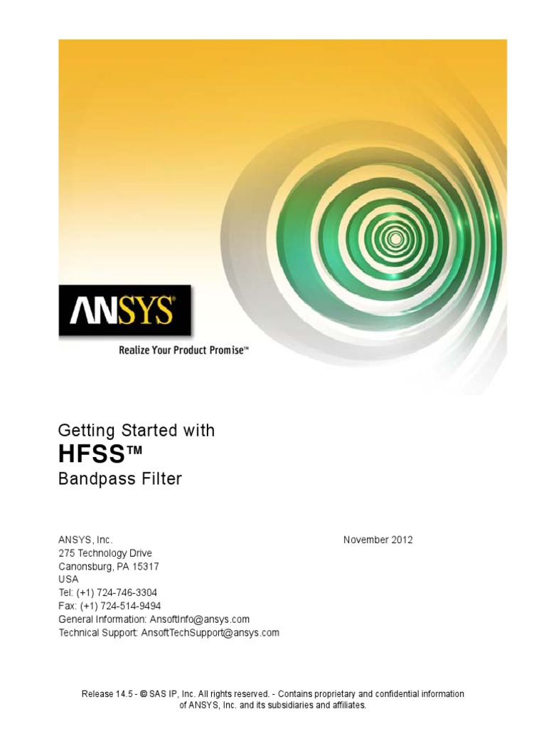 HFSS Filter | Download Free PDF | Icon (Computing) | Software
