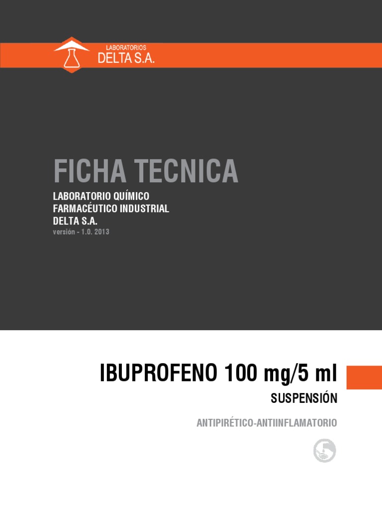 Ibuprofeno 100mg Susp | PDF | Droga anti-inflamatoria libre de esteroides | Drogas