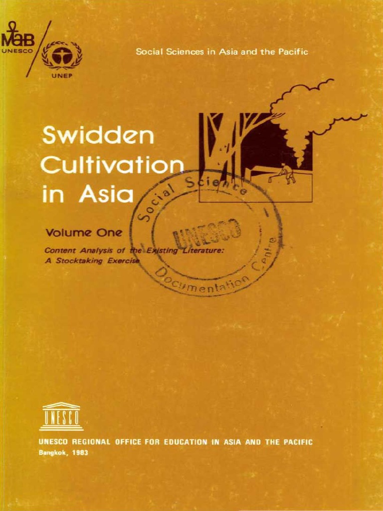 UNESCO, UNEP, 'Swidden Cultivation in Asia' (Whole Book, 3 Vols) | PDF ...