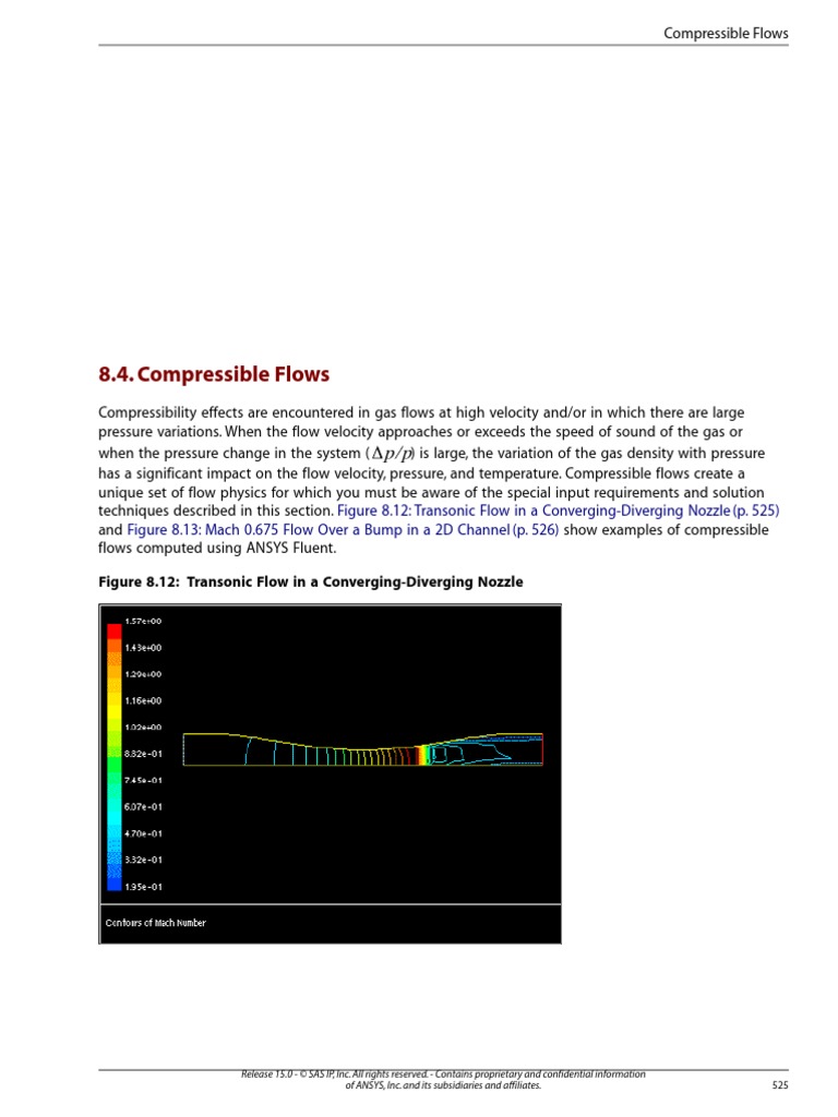 Ansys Compressible Flow | PDF | Compressible Flow | Fluid Dynamics