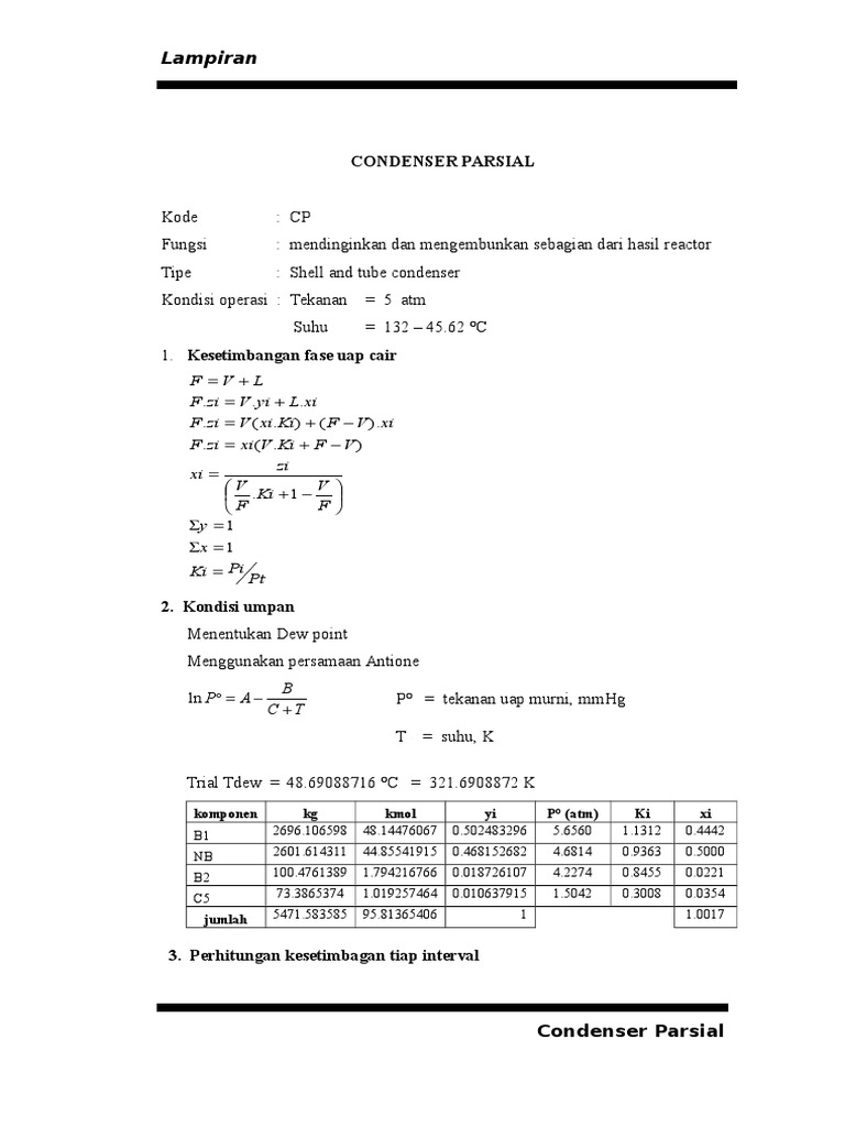 Condenser Parsial | PDF