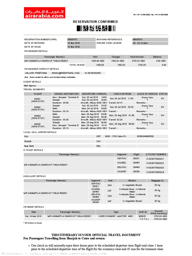 Flight Ticket | PDF | Business Class | Transport