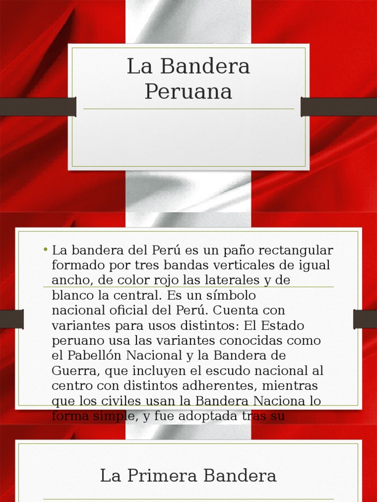 La Bandera Peruana - Misael Linares | PDF | Historia