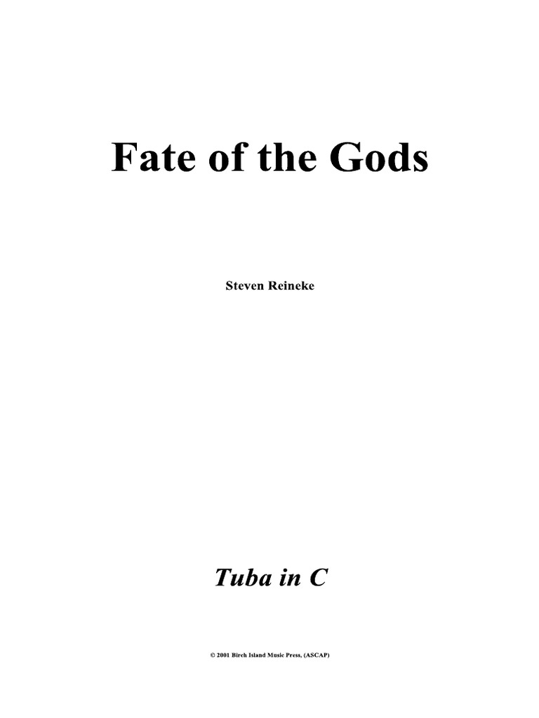 Fate of Gods Tuba | PDF