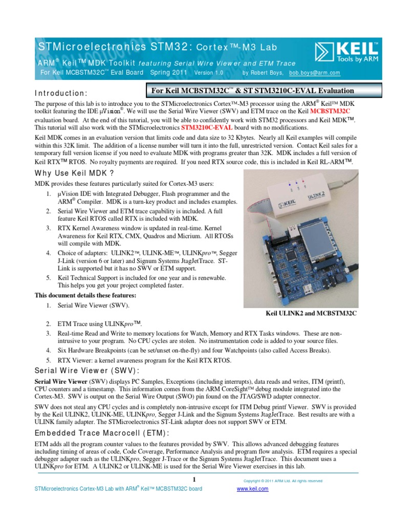 MCBSTM32C Lab PDF | PDF | Arm Architecture | Computer Programming