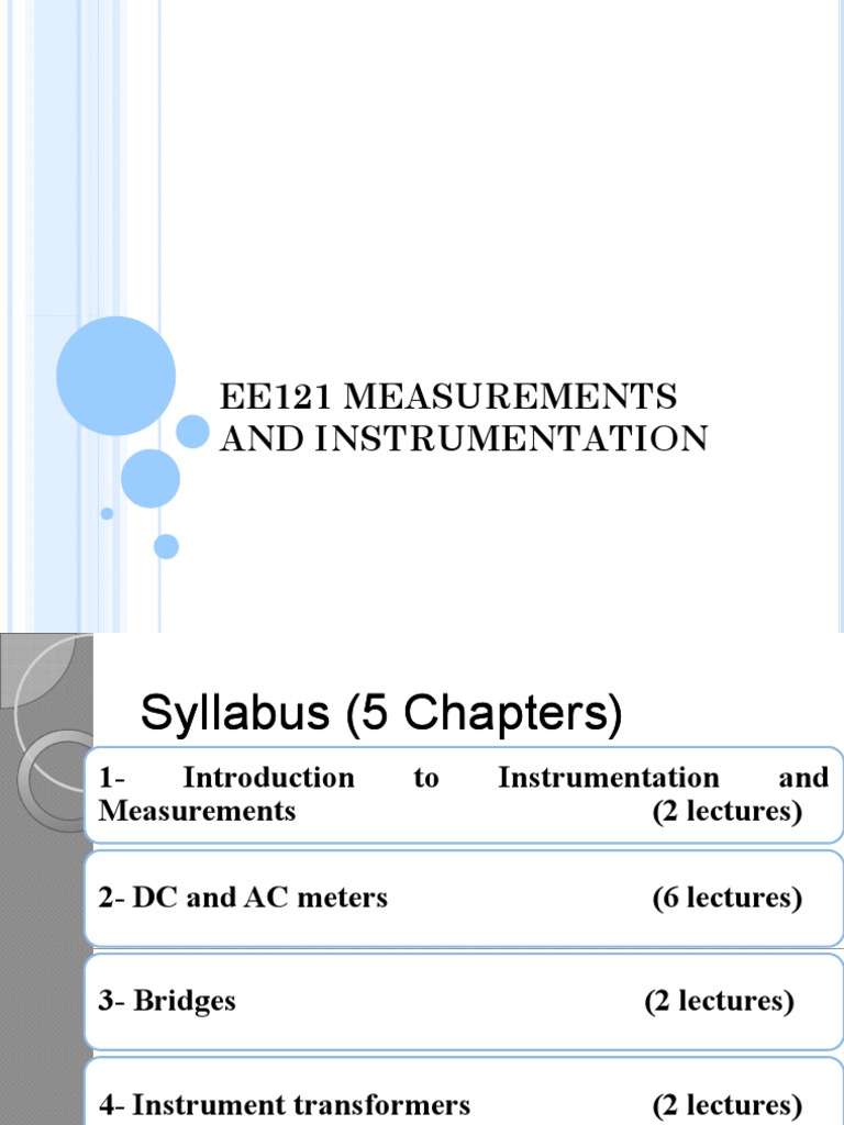Ee121 Measurements and Instrumentation | PDF | Observational Error | Error