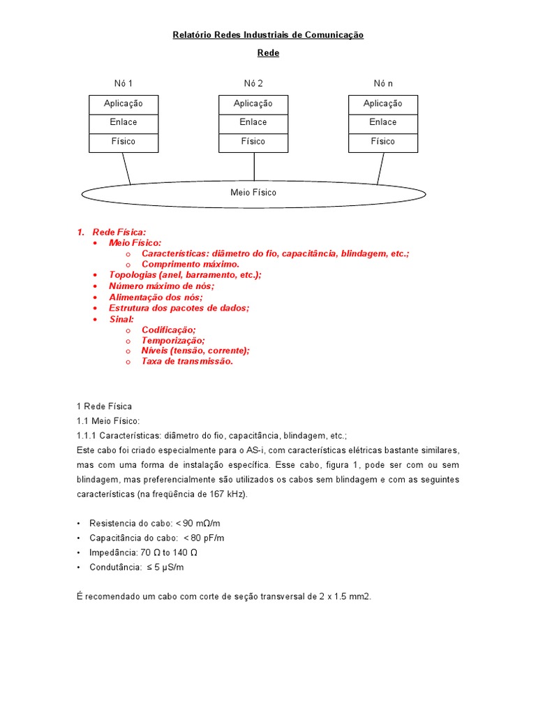 Rede ASI | PDF | Rede de computadores | Rede elétrica