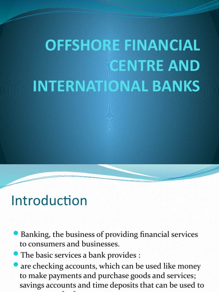 Offshore Financial Centre and International Banks | PDF | Hsbc ...
