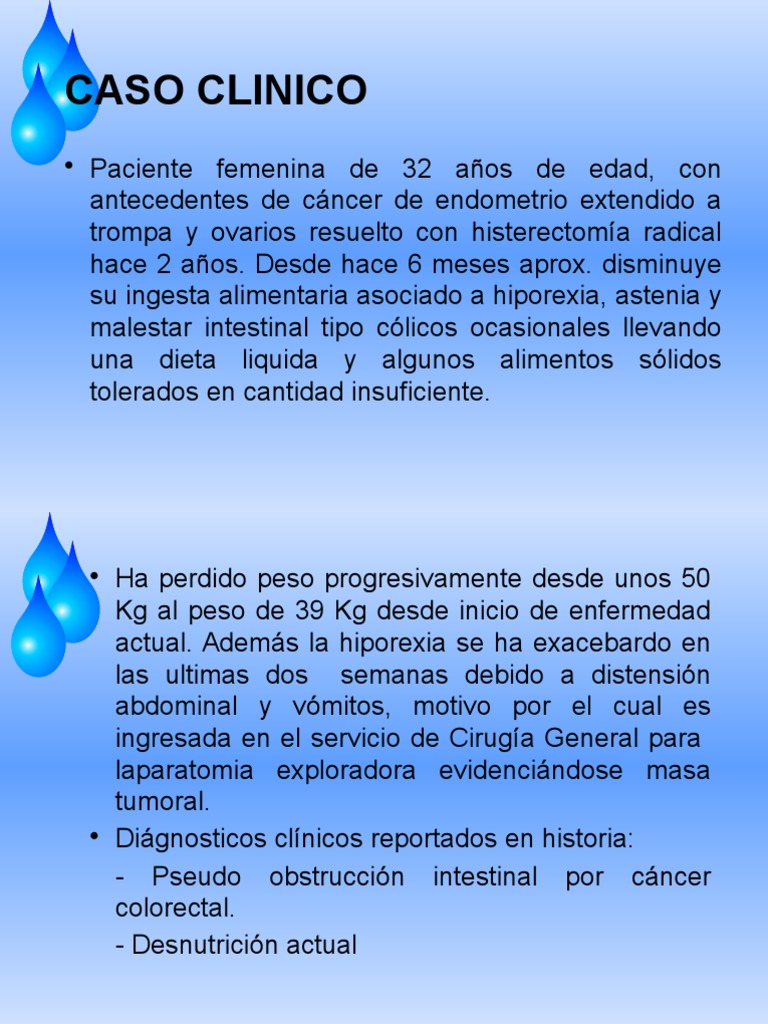 Caso Clinico Ejemplo Nutricion Parenteral Alumnos Ucv | PDF | Proteínas | Calcio
