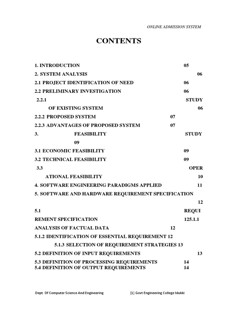 Online Admission System Guide | PDF | Php | Databases