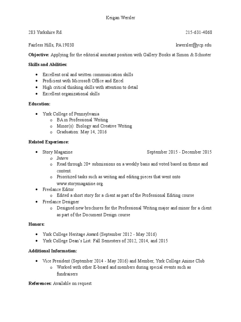 Current Resume | PDF