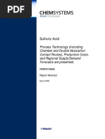 H2so4 Production Process | PDF | Business | Science & Mathematics