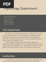 Elevator Experiment | PDF | Conformity | Experiment