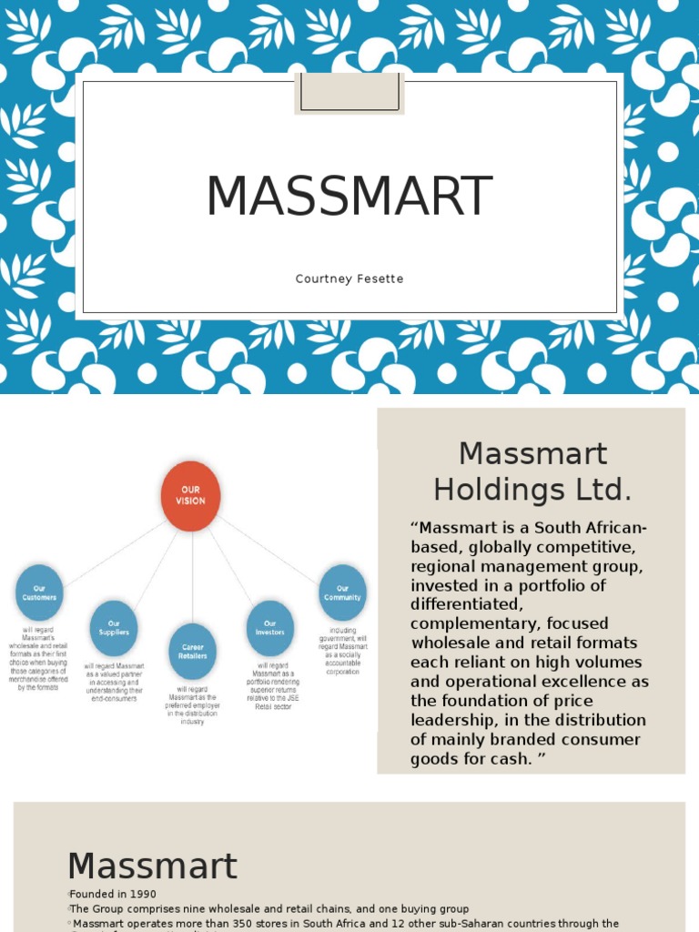 Massmart Presentation | PDF | Retail | Corporate Social Responsibility