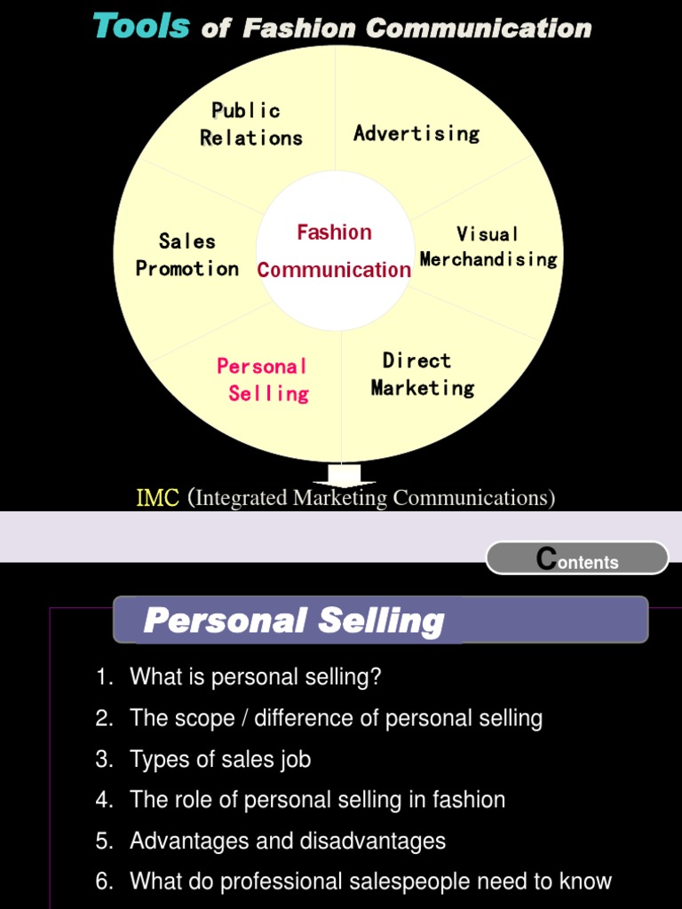 Personal Selling | Marketing Communications | Sales