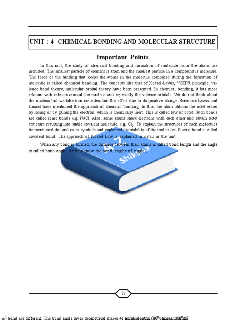 Chemical Bonding and Atomic Structure | PDF | Molecular Orbital ...
