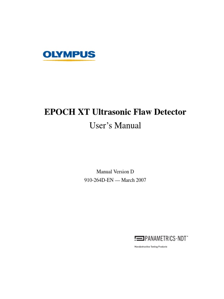 Manual Olympus Epoch XT | PDF | Battery Charger | Battery (Electricity)