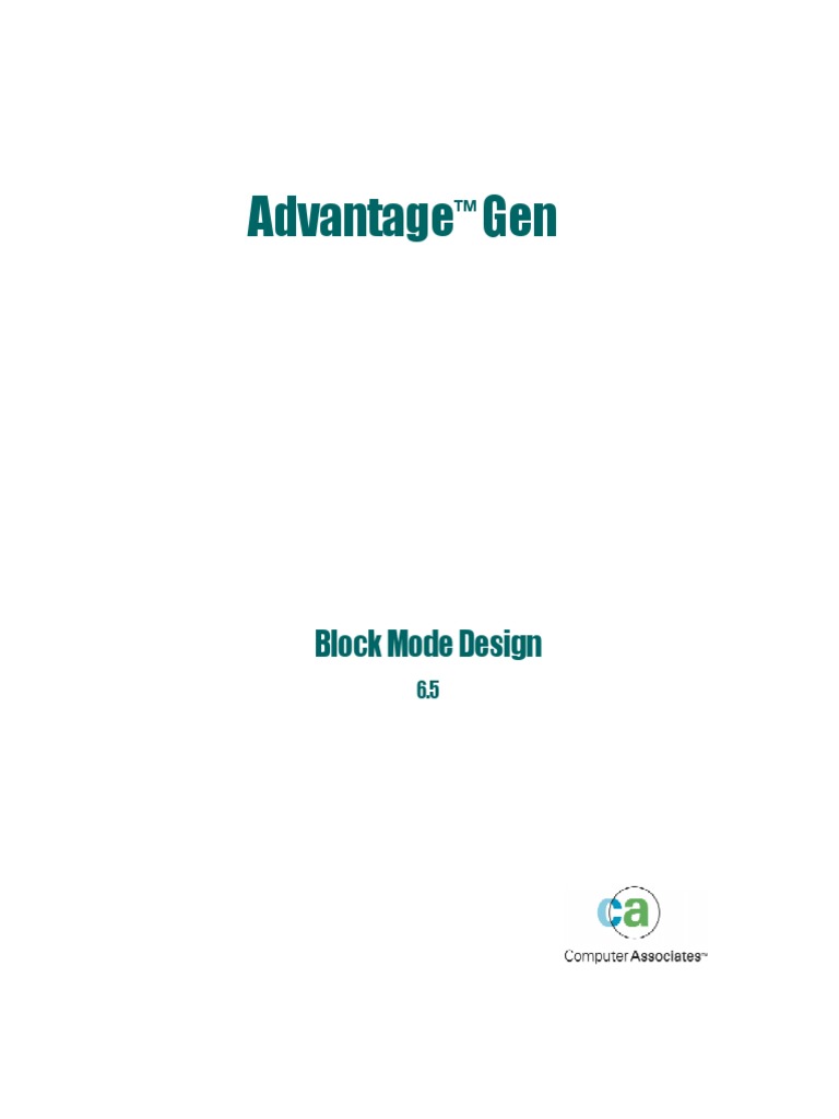 Block Mode Design | PDF | Command Line Interface | Databases