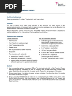 Tablet Dissolution Test Procedure | PDF