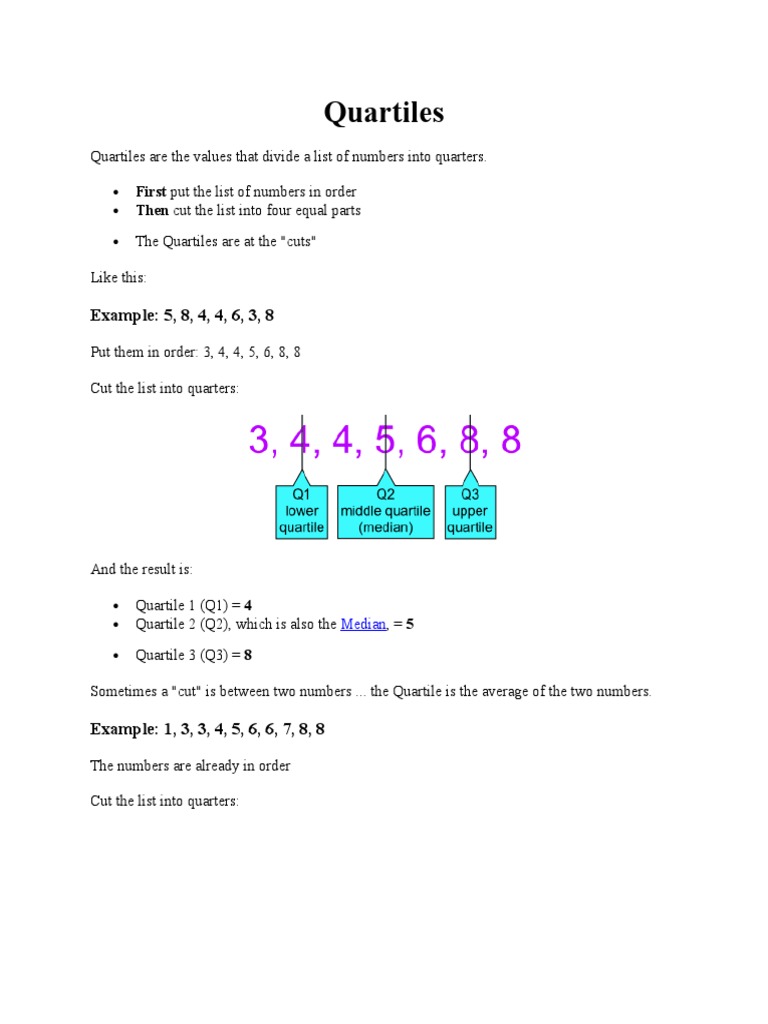 Quartile Deviationsand Standard Deviation | PDF | Standard Deviation | Descriptive Statistics