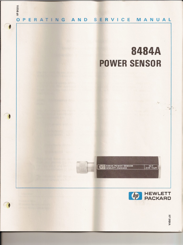 HP8484 A | PDF