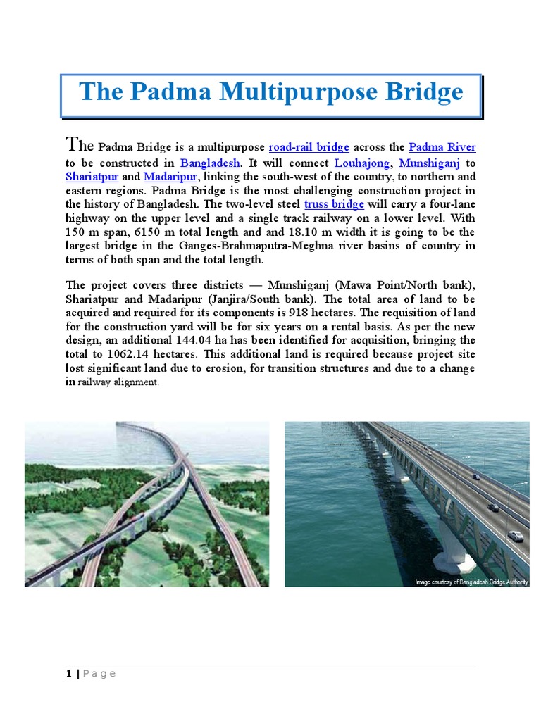 Padma Bridge | PDF | Transport | Business