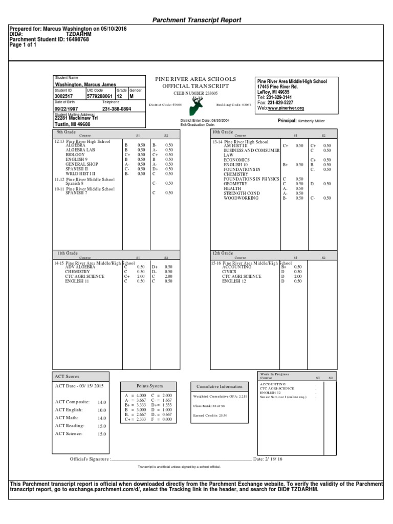 Transcripts | PDF