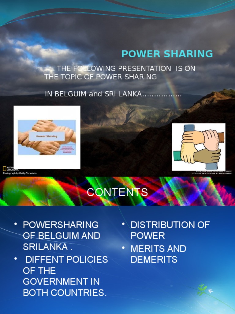 Power Sharing Class 10 Cbse Politics | PDF | Belgium | Sri Lanka