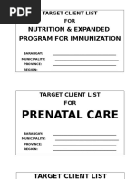 Maternal Client Record For Prenatal Care (DOH) | PDF | Childbirth ...