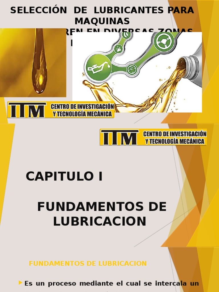Fundamentos de Lubricacion | PDF | Lubricante | Viscosidad