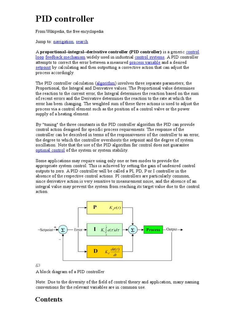 PID_Controllers.doc | Control Theory | Control System