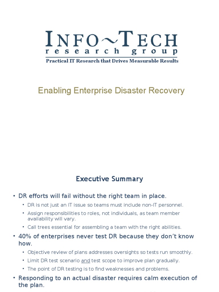 Essentials Storyboard Enabling Disaster Recovery | PDF | Disaster ...