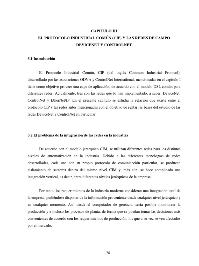 Protocolo CIP y Redes Industriales | PDF | Protocolos de comunicaciones | Red de computadoras