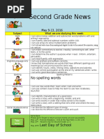 Second Grade Progress Report Template | PDF | Shape | Area
