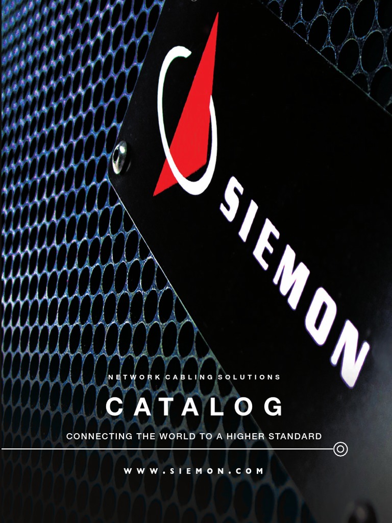 2015 Siemon Full Catalog North America PDF | PDF | Electrical Connector ...
