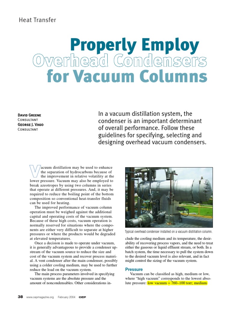 Condenser - Valuable Book PDF | PDF | Heat Exchanger | Distillation