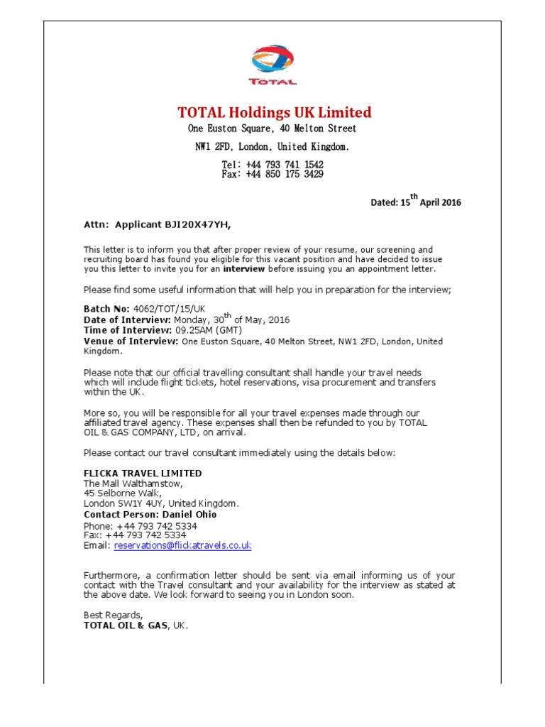 Scam Offer Letter | PDF