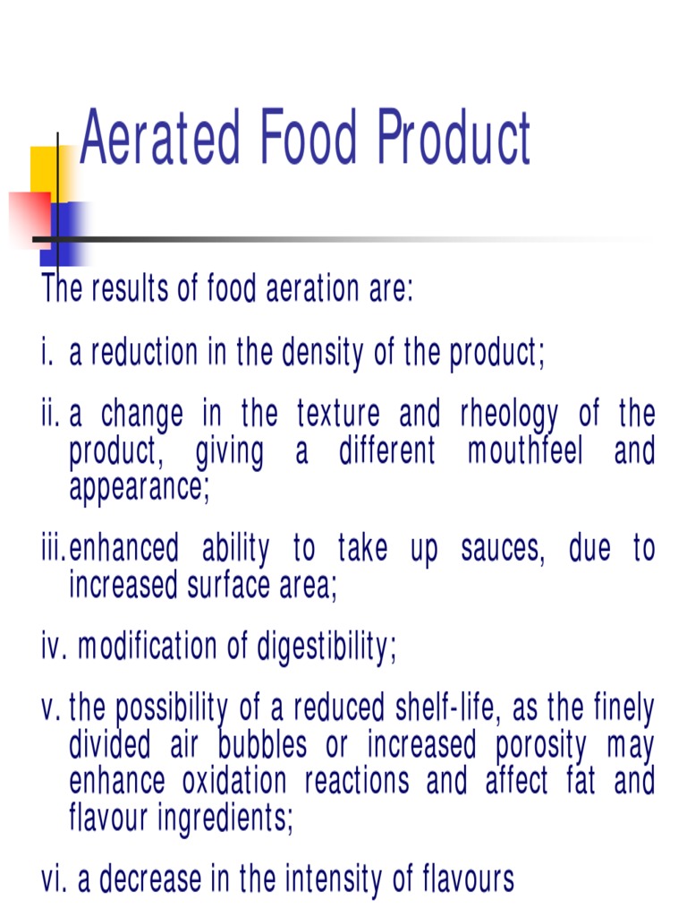Aerated Food Product | PDF | Breads | Desserts