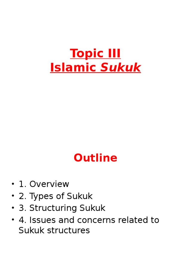 Islamic Bonds Sukuk | PDF | Islamic Banking And Finance | Bonds (Finance)