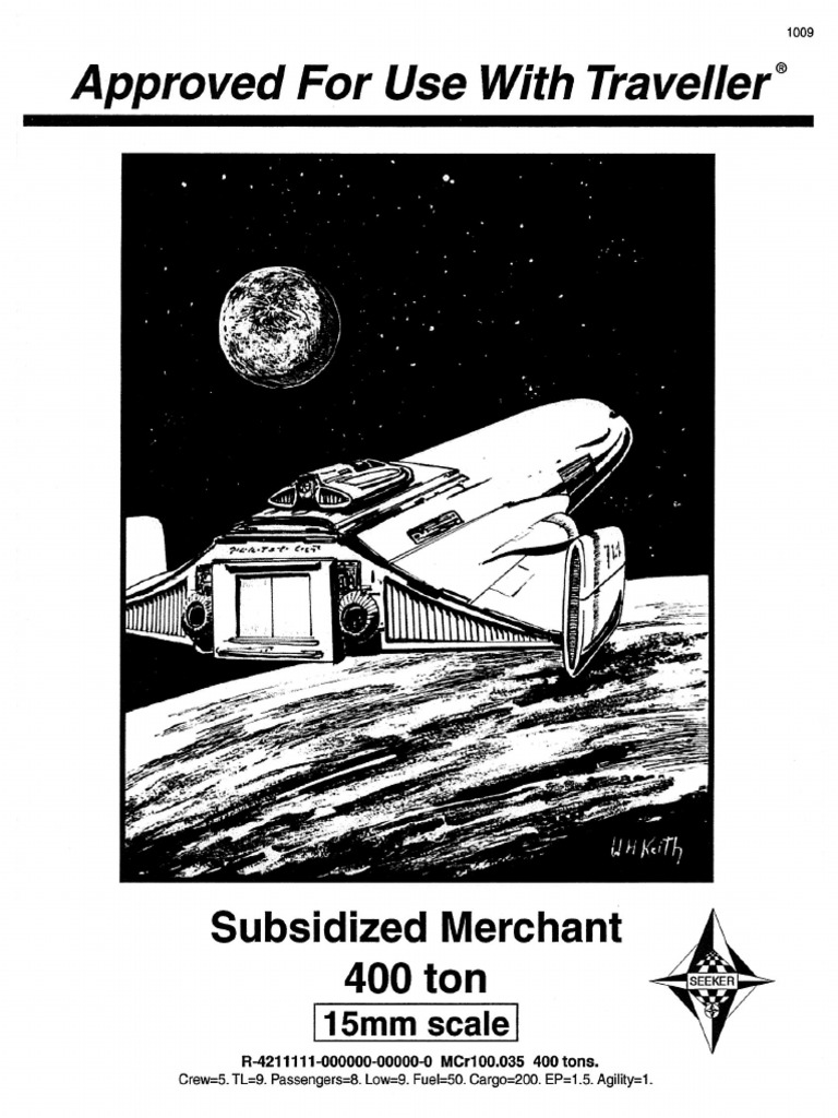 5604 Traveller - (15mm Deck Plans) Subsidized Merchant 400ton PDF | PDF