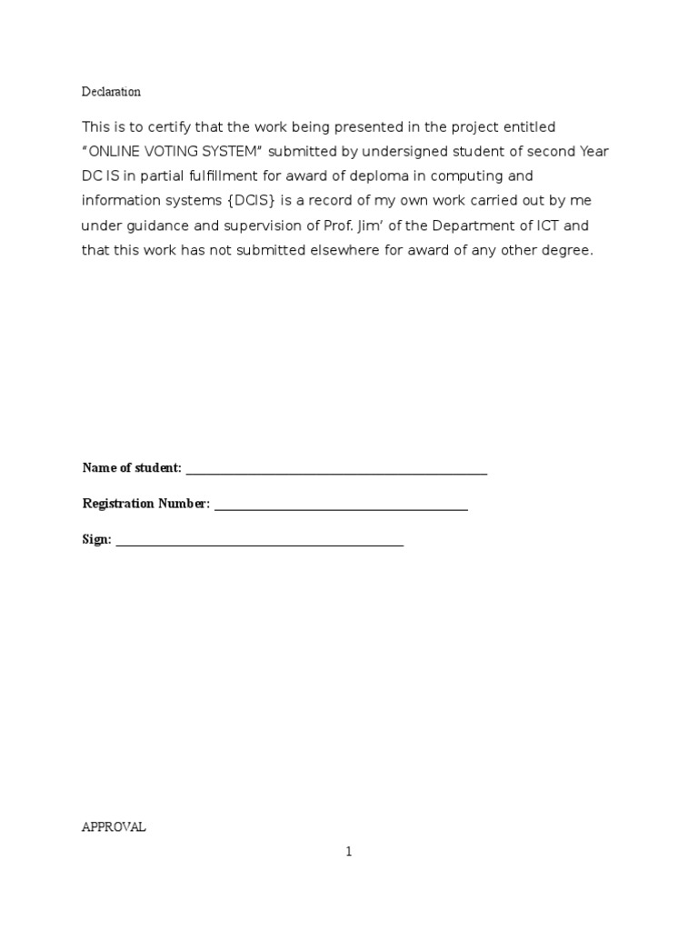 ON LINE VOTING SYSTEM Proposal | PDF | Electronic Voting | Web Browser