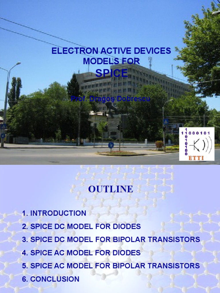 SPICE Models for Diodes and Transistors | PDF | Spice | Electronic ...