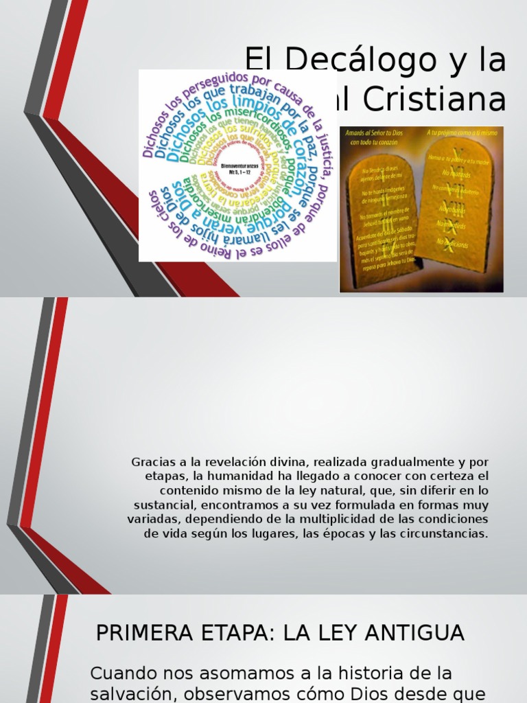 El Decálogo y La Moral Cristiana | Diez Mandamientos | Libertad