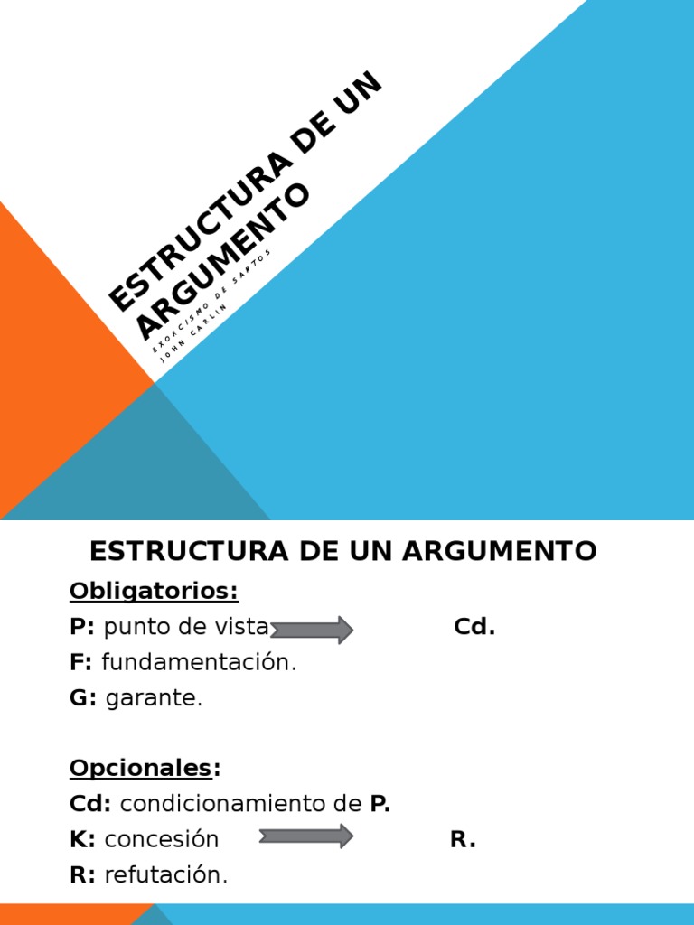 Estructura y Elementos del Argumento | PDF | Farc | Argumento