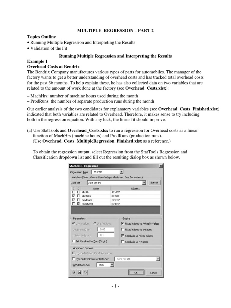 12 Multiple Regression Part2 | PDF | Errors And Residuals | Standard Error