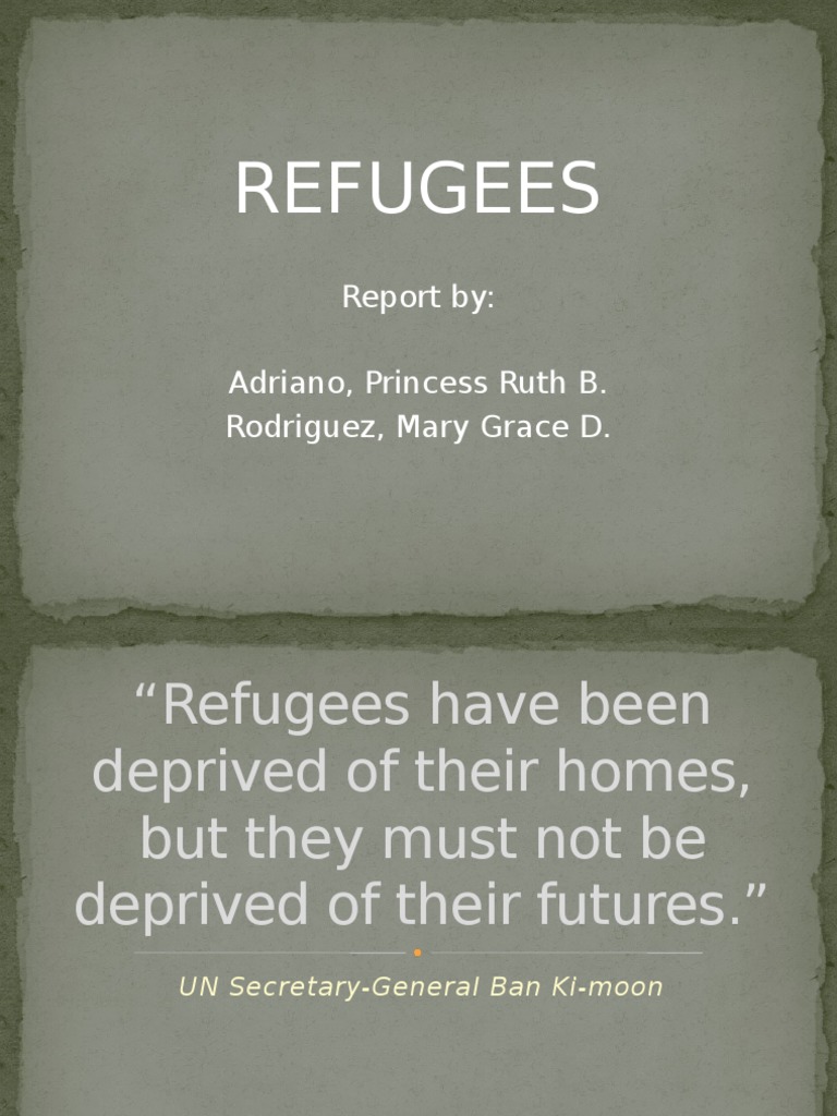Understanding the Global Refugee Crisis: An Overview of Refugees ...