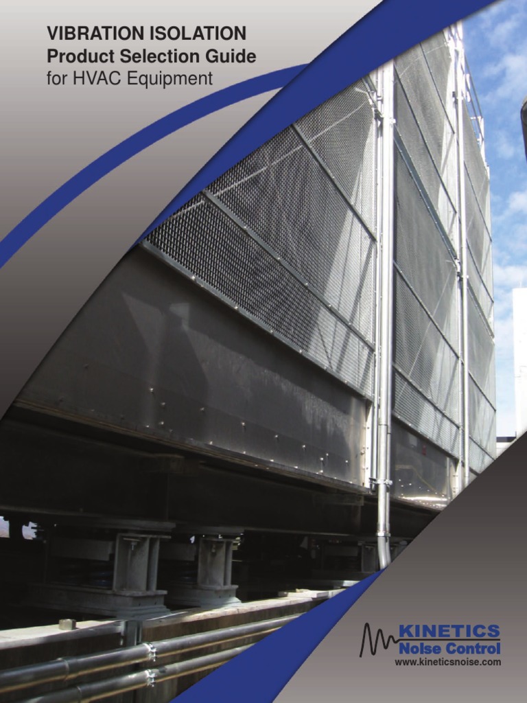 Vibration Isolator - Kinetic Noise Control | PDF | Mechanical Fan | Hvac