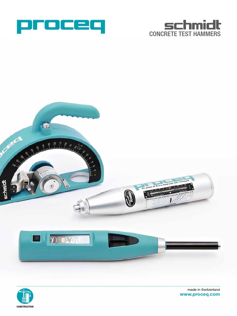 Jual Hammer Test Proceq Type N, Type NR Dan Type Digital | PDF ...